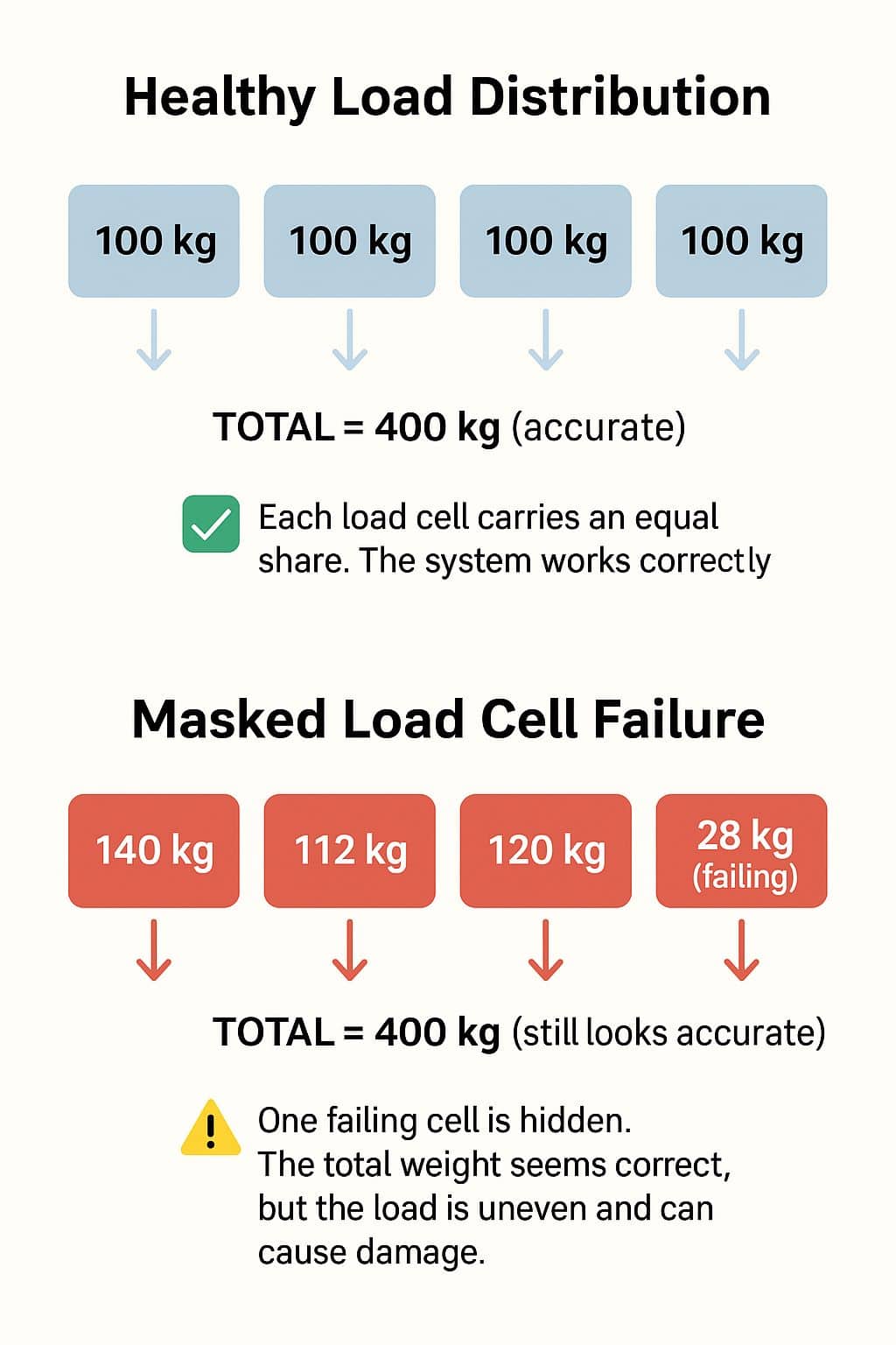 How Non-Uniform Loading Can Mask Load Cell Failures | Massload ...